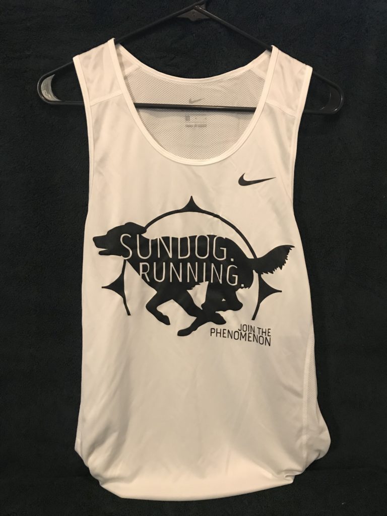 Men’s White Singlet – Sundog Running: Online Coaches | Marathon ...